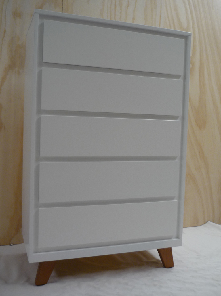 White Tallboys & Bedsides - Granville Timber Furniture - Custom made ...